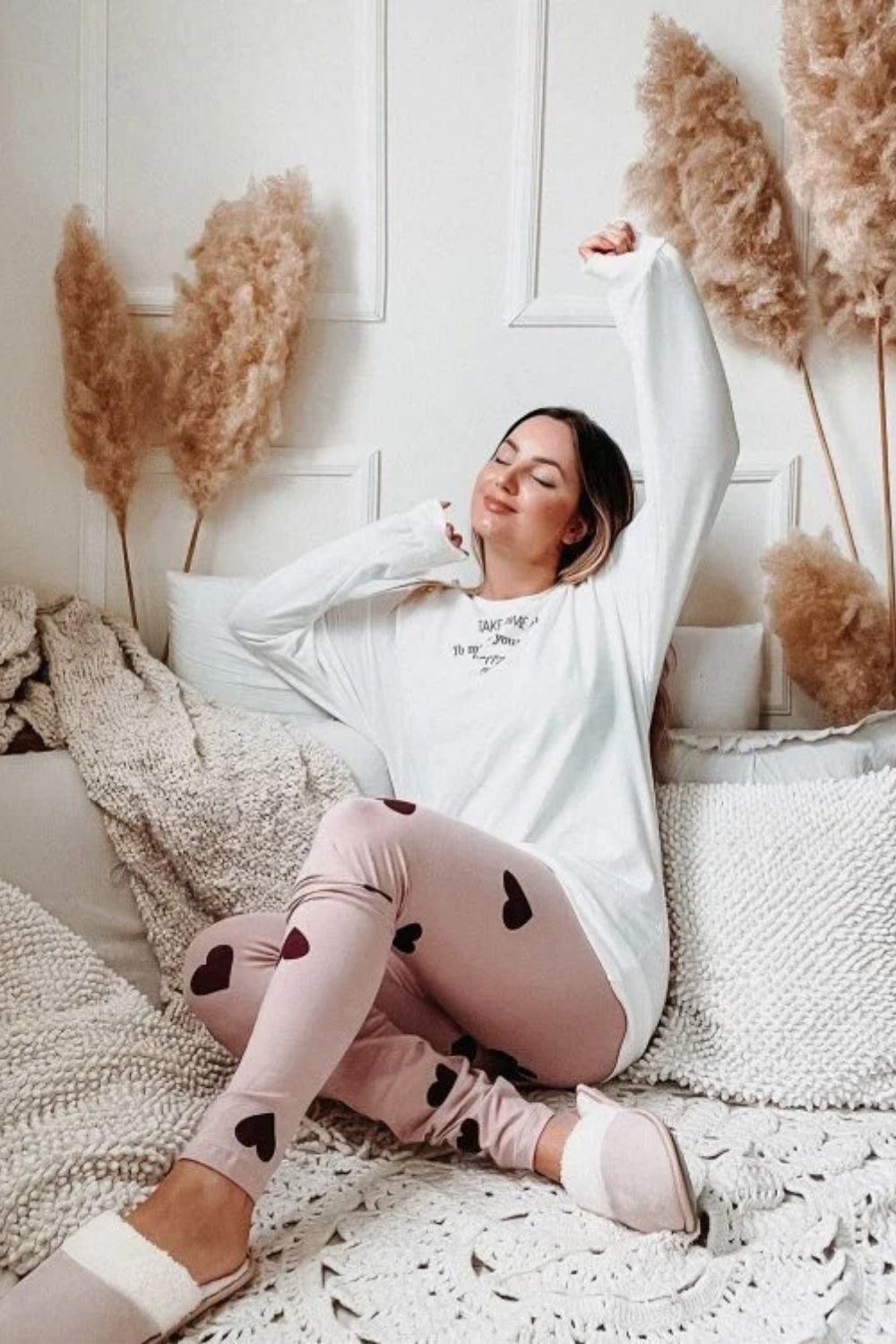 Pijama Feminino Manga Longa com Legging - Etiqueta Íntima